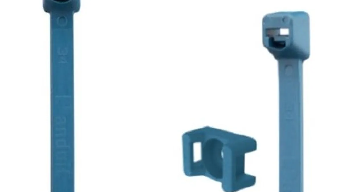 Sicher keimfrei mit antimikrobiellen Kabelbindern